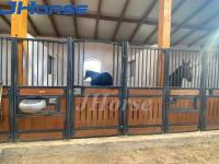 China ISO9001 Steel Frame Bamboo European Horse Stalls 1.5m-2.2m height for sale
