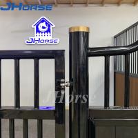 China Design 3.6x2.2m European Style Horse Stalls Bamboo Full Stable With Swivel Feeder for sale