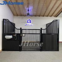 China Design 3.6x2.2m European Style Horse Stalls Bamboo Full Stable With Swivel Feeder for sale