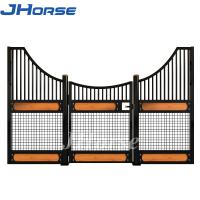 China Australia Standard 10ft Mesh Stall Fronts Strand Woven Bamboo Horse Stable Panel for sale