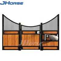 China Customizable Horse Stall Fronts Durable Powder Coating Bamboo Frame for sale
