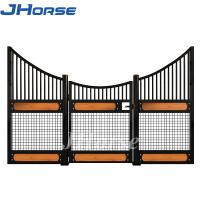 China Customizable Horse Stall Fronts Durable Powder Coating Bamboo Frame for sale