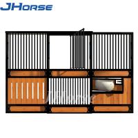 China 10ft 12ft 14ft Horse Stable Box Sliding Door Wood for sale