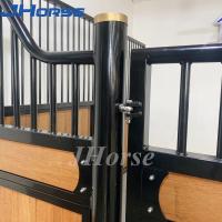 China Bottom Steel Bars 12ft Mesh Horse Stall Fronts Plastic Powder Coating for sale