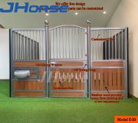 China Galvanized Temporary Stainless Steel Outdoor European Horse Stalls Individual for sale