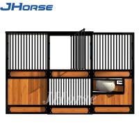China Bamboo Infill 10ft Winter European Horse Stalls for sale