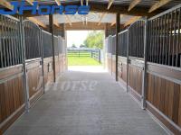 China Equestrian Supply Premade Structure Indoor Horse Stall Panels Simple Horse Stable 4.0m for sale