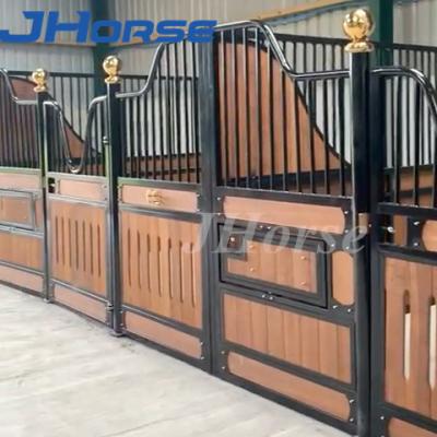 China Welded Carbonized Menards European Horse Stall Fit Out Large Size 14ft for sale