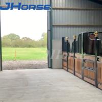 China Luxury Internal High Density Prefabricated Horse Stable Stall Panels for sale