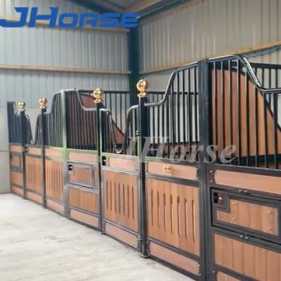 China Luxury Internal High Density Prefabricated Horse Stable Stall Panels for sale