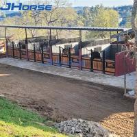 China Various Heavy Duty Horse Stall Fronts  Black Powder Coated for sale