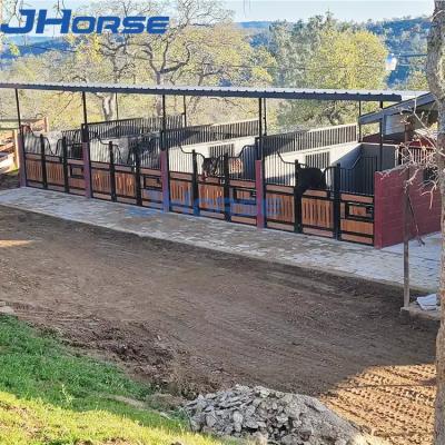 China Various Heavy Duty Horse Stall Fronts  Black Powder Coated for sale