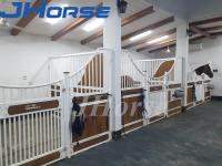 China High Resistant Q195 Horse Stable Fronts European Horse Stall With Steel Tubes for sale
