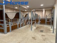 China Swing Door Wooden Galvanized Horse Equine Stable Panels 3.5m 3.6m ISO9001 for sale