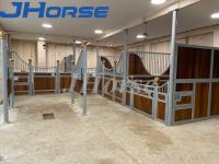 China Swing Door Wooden Galvanized Horse Equine Stable Panels 3.5m 3.6m ISO9001 for sale