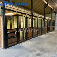 China Economical 10 Foot Metal European Horse Stalls Simple Husbandry Equipment for sale