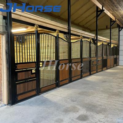 China Economical 10 Foot Metal European Horse Stalls Simple Husbandry Equipment for sale