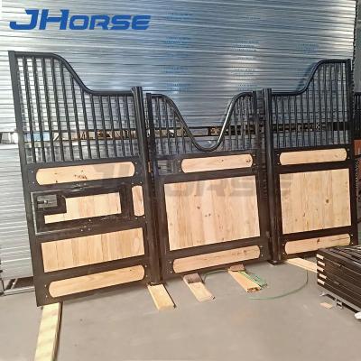China Security Hot Dipping Galvanized Bamboo Permanent Horse Stall Fronts Custom Design for sale