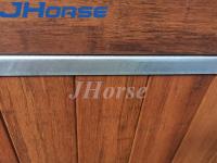China Swivel Doors Horse Stable Exterior Steel Frame Black Powder Coated for sale