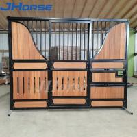 China Bamboo Hot Dipped Galvanized Steel Portable Horse Stalls Powder Coating for sale