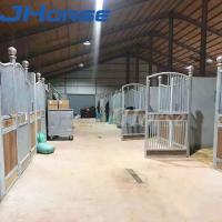 China Heavy Duty Movable HDG Treatment Steel Horse Stall Fronts Corrosion  Proof for sale