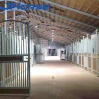China Heavy Duty Movable HDG Treatment Steel Horse Stall Fronts Corrosion  Proof for sale