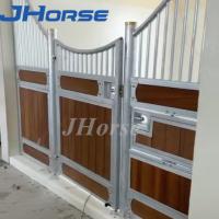 China 12ft Steel Portable Horse Box Stalls Prefab Horse Stables Weather Proof for sale
