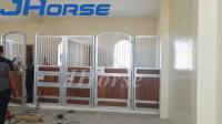 China 12ft Steel Portable Horse Box Stalls Prefab Horse Stables Weather Proof for sale