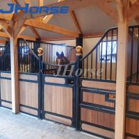 China Steel Frame 2.2m Prefabricated Horse Stalls Portable Horse Stable Corrosion Prroof for sale