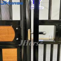 China Internal Equine European Horse Stall Fronts Galvanized Steel Metal for sale