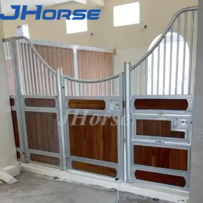 China Portable Horse Stable Partitions / Hot Dip Galvanized Horse Stall Fronts With Equine Stall Accessories for sale