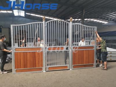 China 14ft Premade Horse Stables European Style Luxurious Stainless Galvanized for sale
