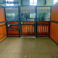 China Europe Style Priefert Stall Fronts Customized Size Infill Bamboo for sale