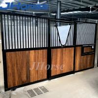 China Endurable Sliding Door European Horse Stalls Galvanized Metal Frame for sale