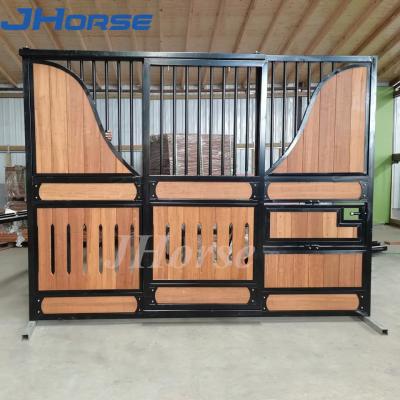 China Bamboo Wood Horse Stall Panels European Style Sliding Door Solid Box for sale