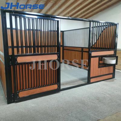 China 4m Length European Horse Stalls Enduring Sliding Door Galvanized Stainless for sale