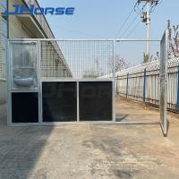 China Infilled Hdpe Board 3m Size Portable Horse Stalls for sale