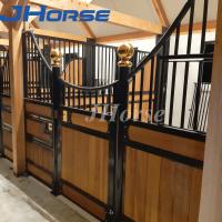 China Standard 12x12ft Husbandry Powder Coated Horse Stall Fronts for sale