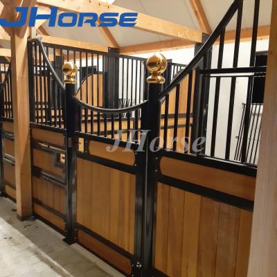 China Standard 12x12ft Husbandry Powder Coated Horse Stall Fronts for sale