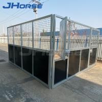 China Portable Square Pipe 10ft Horse Stable Panels for sale