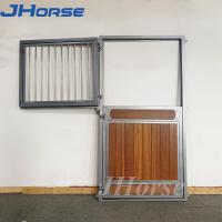 China Horse Exterior Stable Door Swing Barn Wooden End for sale