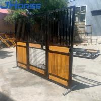 China Sliding Door Horse Stall Panels Width Customized Bamboo Wood Infill for sale