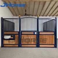 China Steel Frame Bamboo Infill Horse Stall Panels Temporary for sale