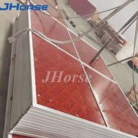 China Metal Steel Frame Portable Temporary Horse Stalls Easy To Install Hdpe for sale