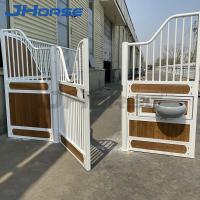 China Indoor 50mm Square Frame Bamboo Horse Stable Partitions Anti Rust for sale