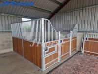 China Bamboo Horse Stall Panels Horse Stable Barn With Standard Swing Door Included Hardware for sale