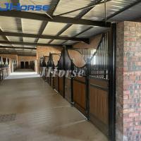 China Custom Powder Coated Horse Stall Kick Panels For Horse Barn Door for sale