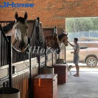 China Custom Powder Coated Horse Stall Kick Panels For Horse Barn Door for sale