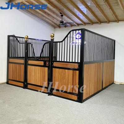 China Galvanized 10 Foot Horse Stall Fronts With Swing Door for sale