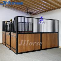 China Galvanized 10 Foot Horse Stall Fronts With Swing Door for sale